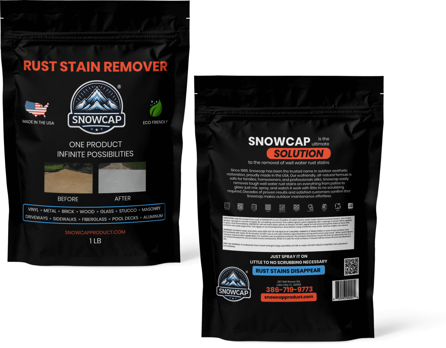 Snowcap Product, LLC – Buy Snowcap Rust Remover Online – Fast, Eco ...